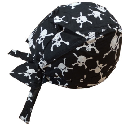 Skull Crossbones Durag Cap Hat Head Wrap Biker Motorcycle Du Do Bandana Dew Rag | eBay