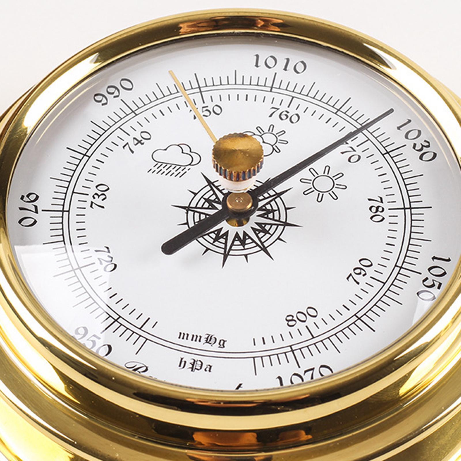 4x Barometers Clock Meter Thermometer Hygrometer Kit for Yachting Barn ...