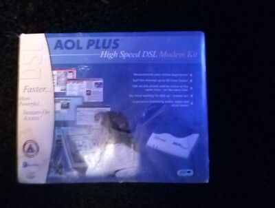 Aol Plus High Speed DSL Modem Kit New And Sealed | eBay