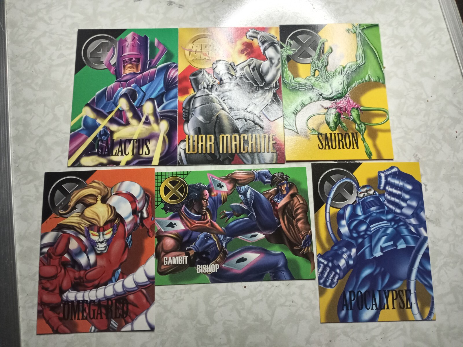 1996 Fleer/Skybox Marvel Vision Embossed Trading Cards Mixed Lot | eBay