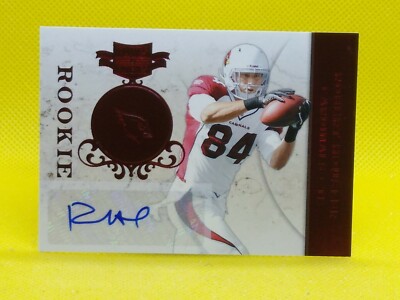 Robert Housler 2011 Plates & Patches ROOKIE AUTO #165 Arizona Cardinals ...