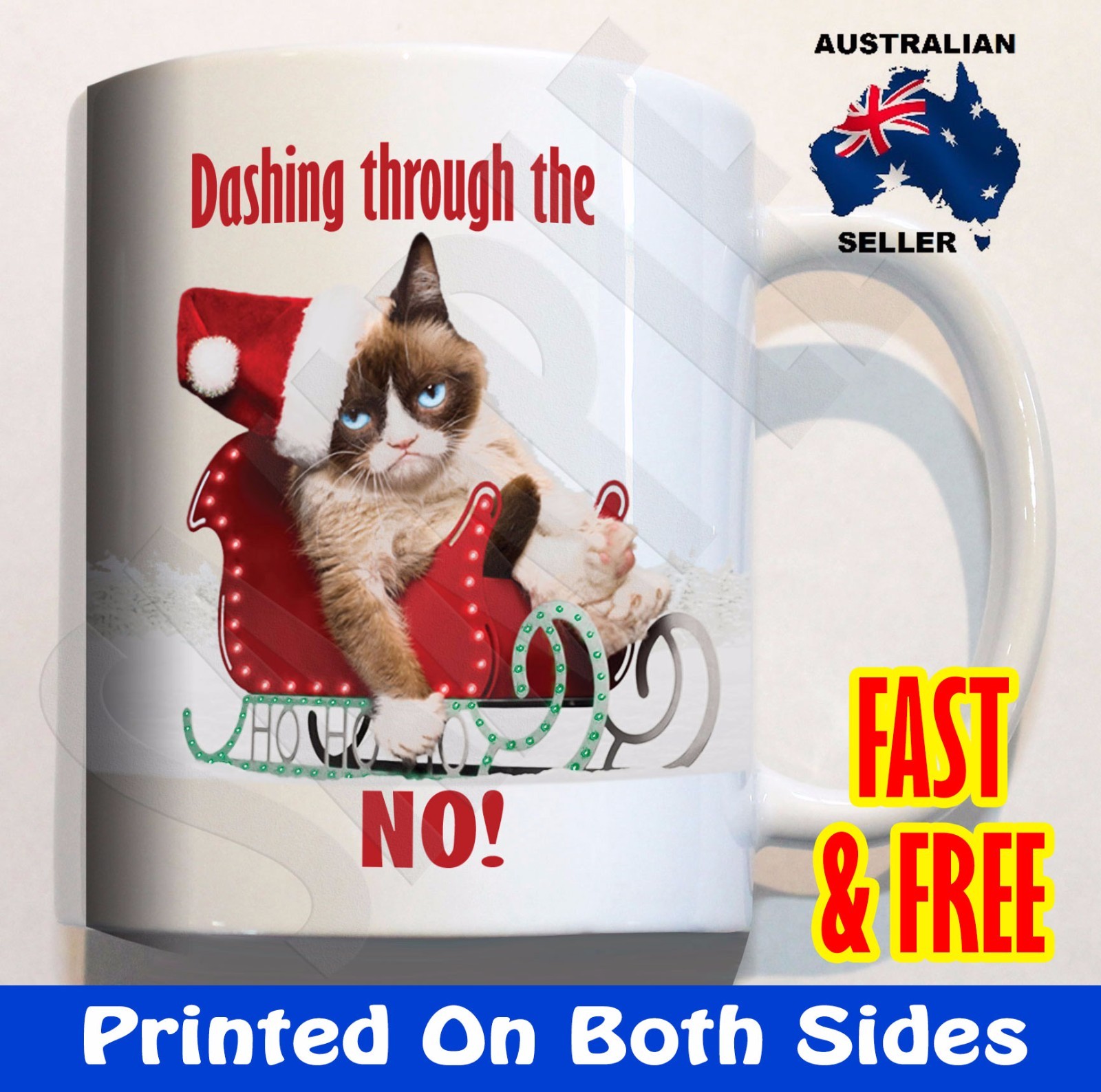 Grumpy Cat Meme Dashing Through The No