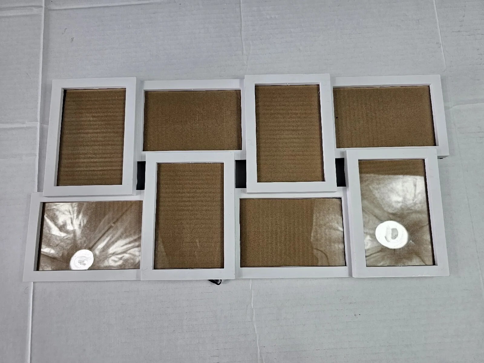 Mainstays 8-Opening 4x6 Linear White Collage Picture Frame, Free ...