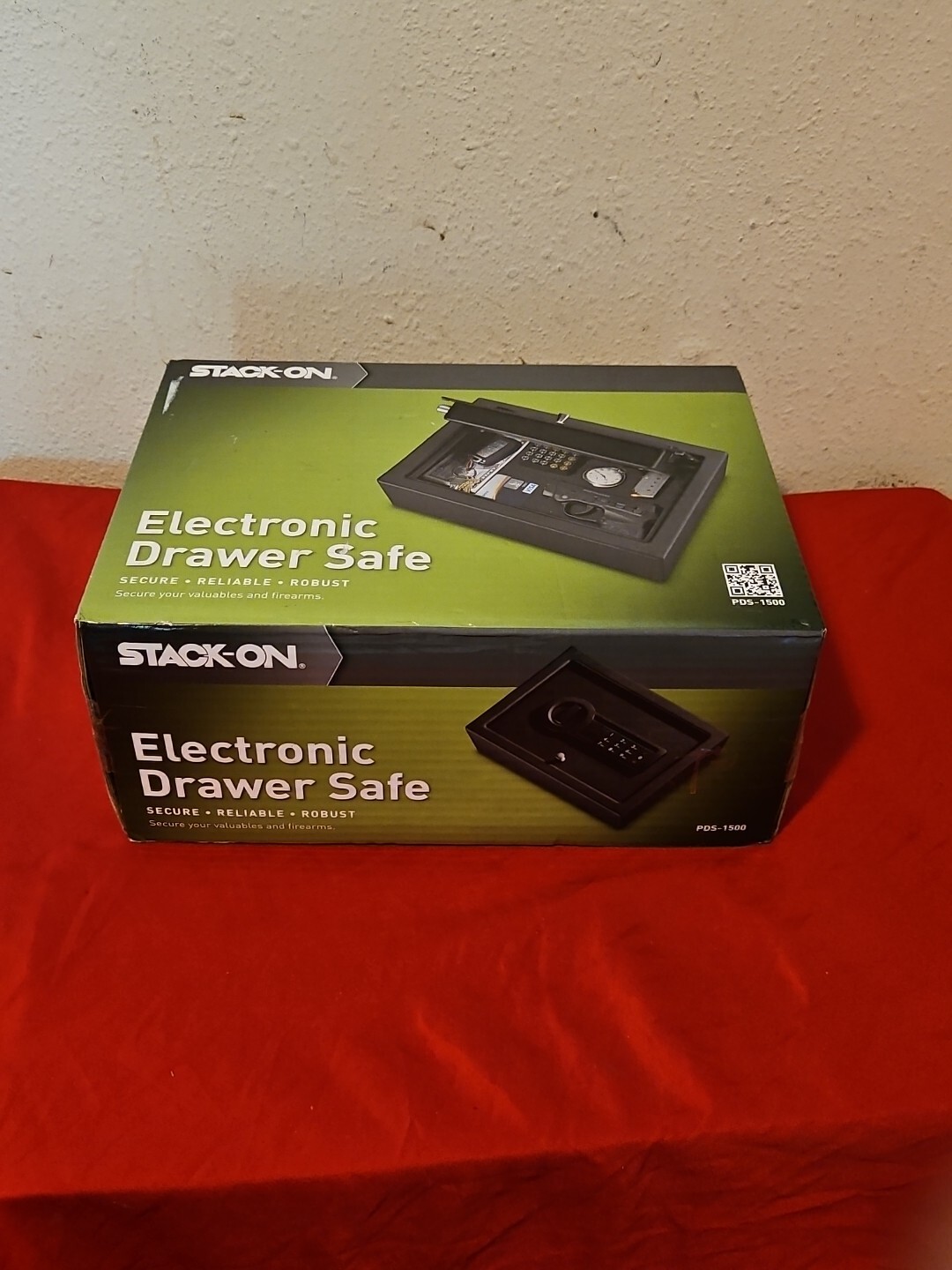 Stack-On PDS-1500 Electronic Lock Drawer Safe Security w/backup key New ...