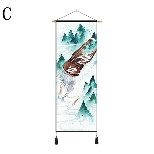 47X120cm Japanese Tapestry Banner Flag Home Wall Hanging Adorn Picture ...