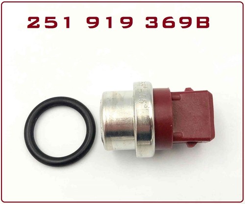 Sensor Kühlmitteltemperatur Farbe ROT + O-Ring VW 251 919 369B | eBay