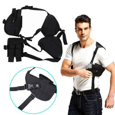Tactical Shoulder Gun Holster Underarm Concealed Carry Pistol Holder w ...