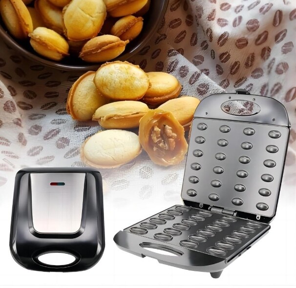 Electric Walnut Cake Maker 24 pcs Capacity Electric Nut Waffle Bread ...