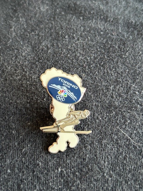 2006 Torino NBC Olympic Ski Jumping Pin Badge Media Lapel | eBay