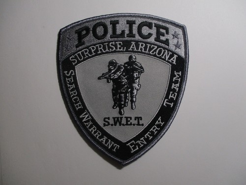 vintage 2000 era Surprise Search Warrant Entry Team SWET Arizona AZ ...