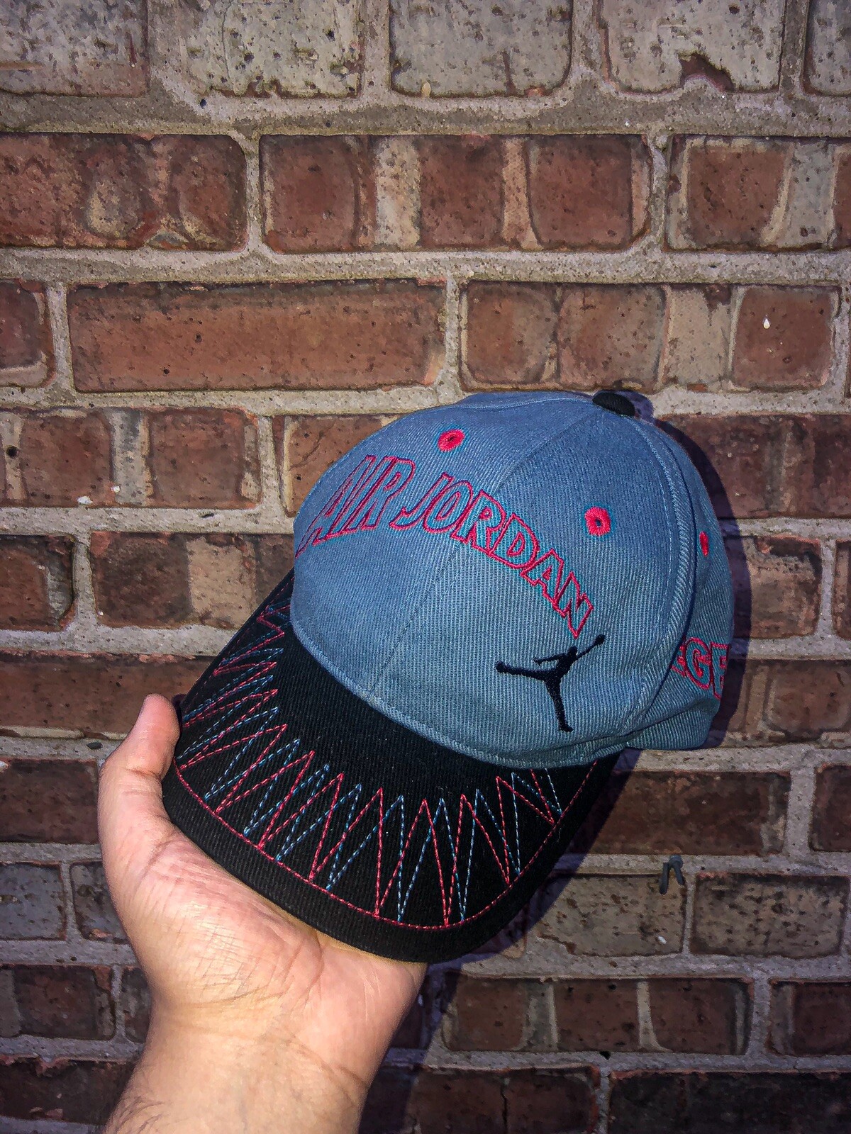 Vintage Nike Air Jordan Legendary Sample Snapback 90s Gem Vintage Nike Air Jordan Legendary Sample Snapback 90s Gem