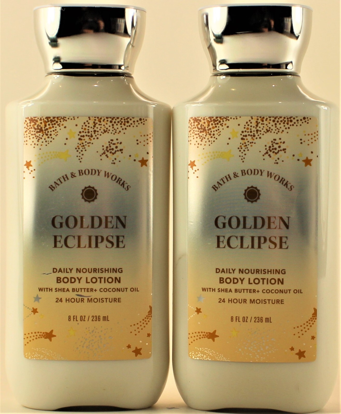 QTY 2 - Bath & Body Works GOLDEN ECLIPSE Body Lotion Moisturizer Cream ...