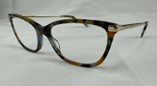 Marc-Jacobs MARC-400 0ISK/00 Havana Azure Rectangle Women's Eyeglasses ...