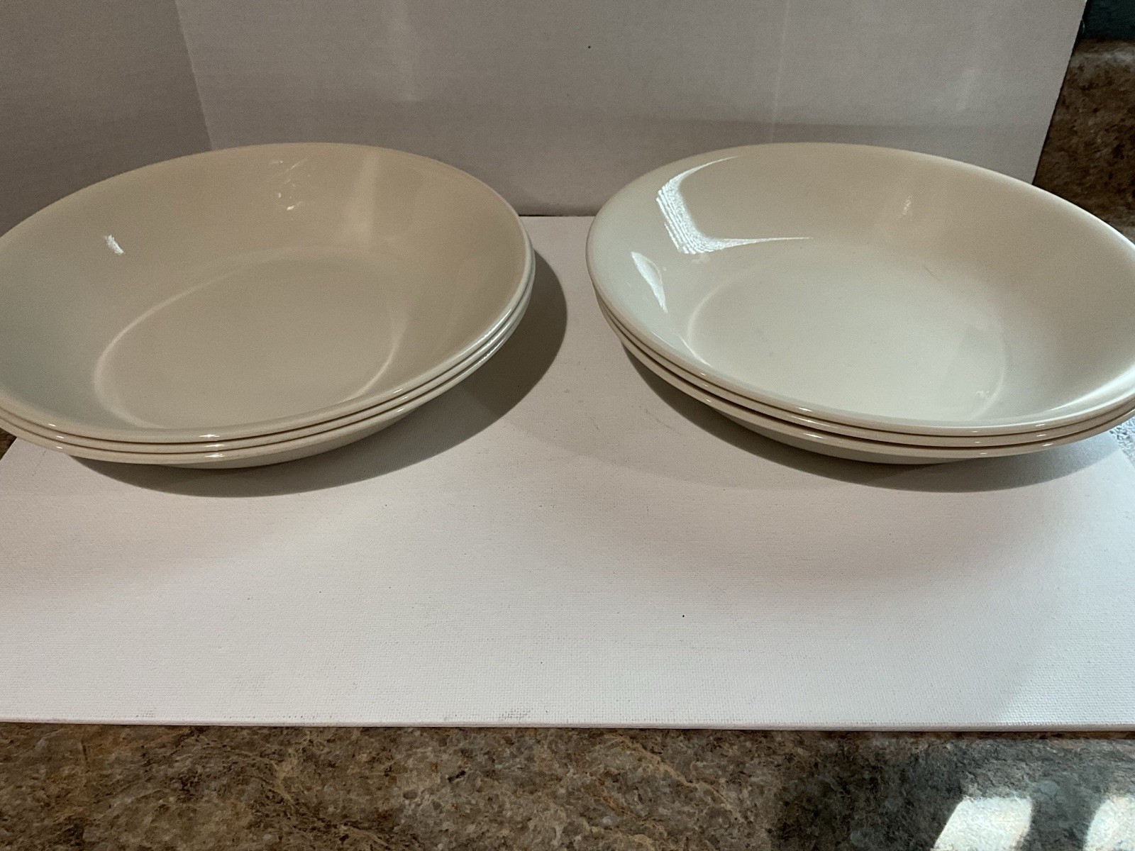 Corelle Sandstone Beige Soup Pasta Bowls 8-1/2" Corning Set of 6 | eBay