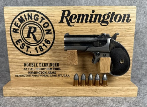 REMINGTON Double Derringer 41RF 95 Display Sold Oak | eBay