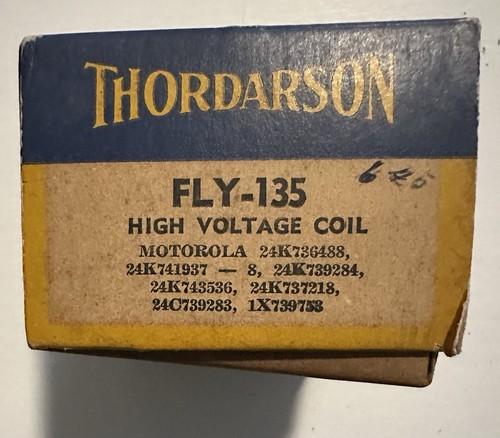 High Voltage Flyback Transformer Coil Thordarson FLY-135 NOS (14) | eBay