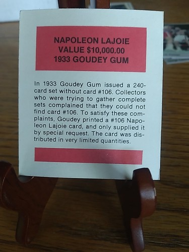 1983 Renata Galasso 1933 Goudey Reprints - Nap Lajoie #106 | eBay