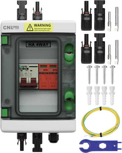 Solar Disconnect Switch 32 Amp DC 500V Circuit Breaker with Lightning ...