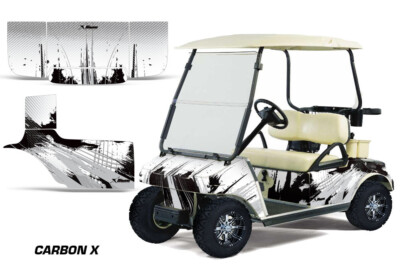 Graphics Kit Decal Sticker For Club Car Golf Cart 1983-2014 CarbonX S ...
