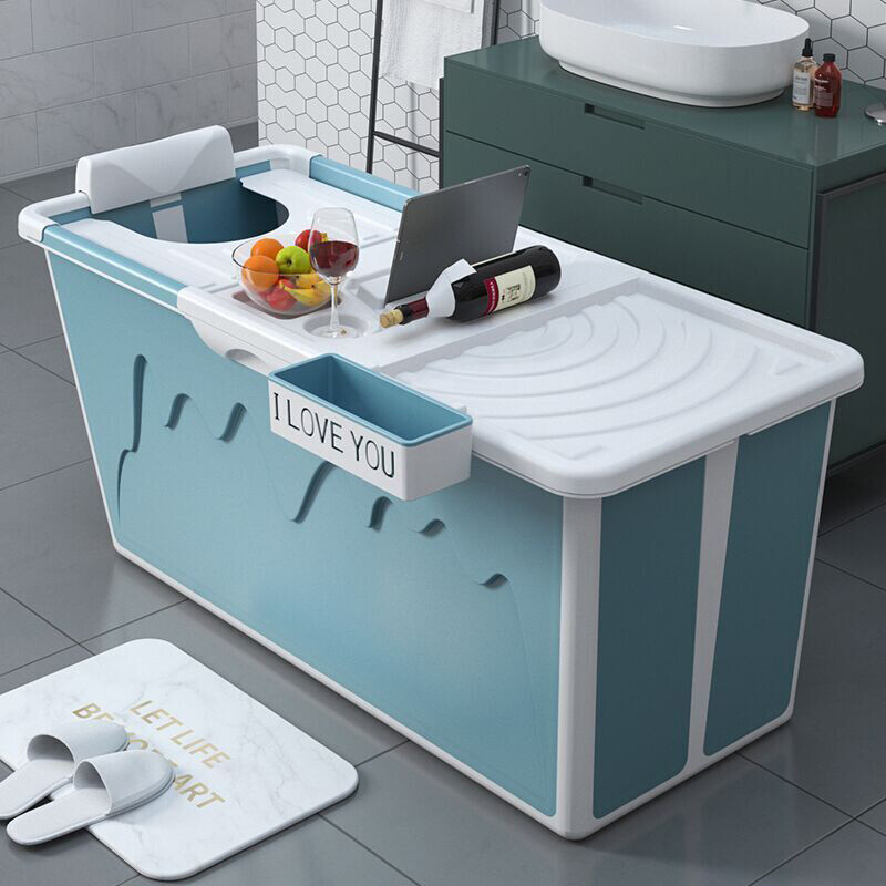 105/120/140cm Foldable Bathtub Adult Children Bathroom Water Spa Barrel ...