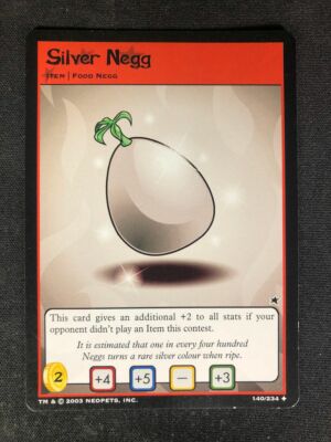 Neopets TCG Silver Negg 140/234 Base Set Item Uncommon | eBay