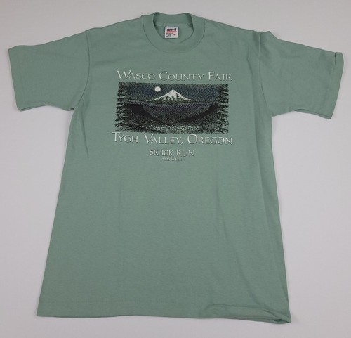 Vintage 90s Wasco County Fair Tygh Valley Oregon 5k 10k Run Shirt Vtg ...