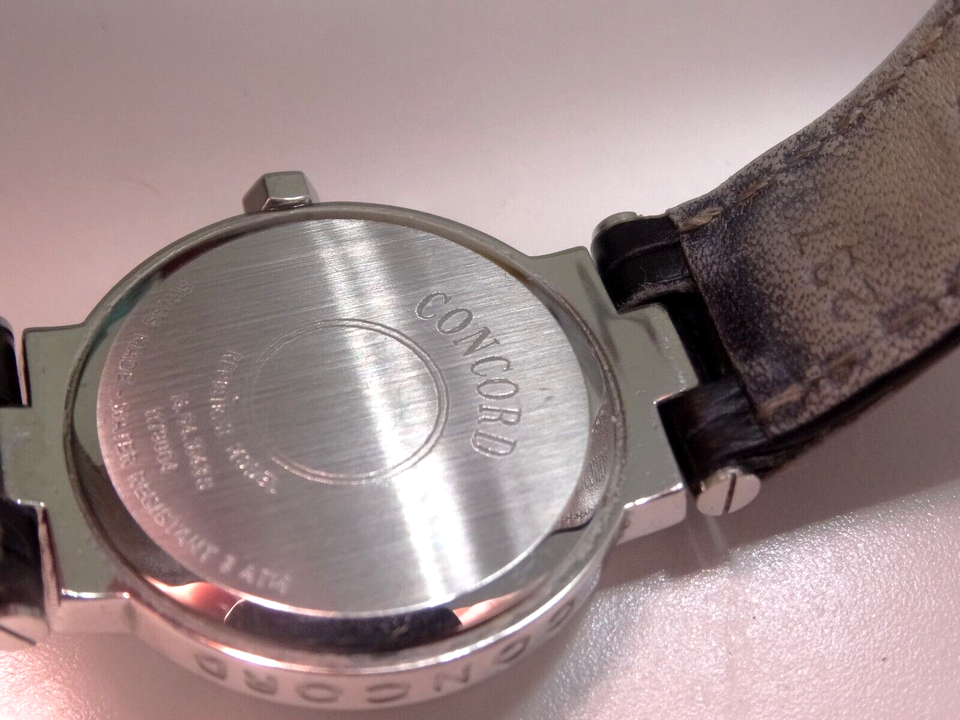 27mm Concord La Scala 5pt MOP Diam Dial S/S Watch 14.G4.1853S 12pt ...