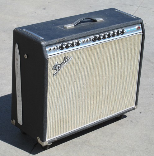 1975 Fender Twin Reverb Silverface Guitar Amp 2x12 EV Speaker Combo ...