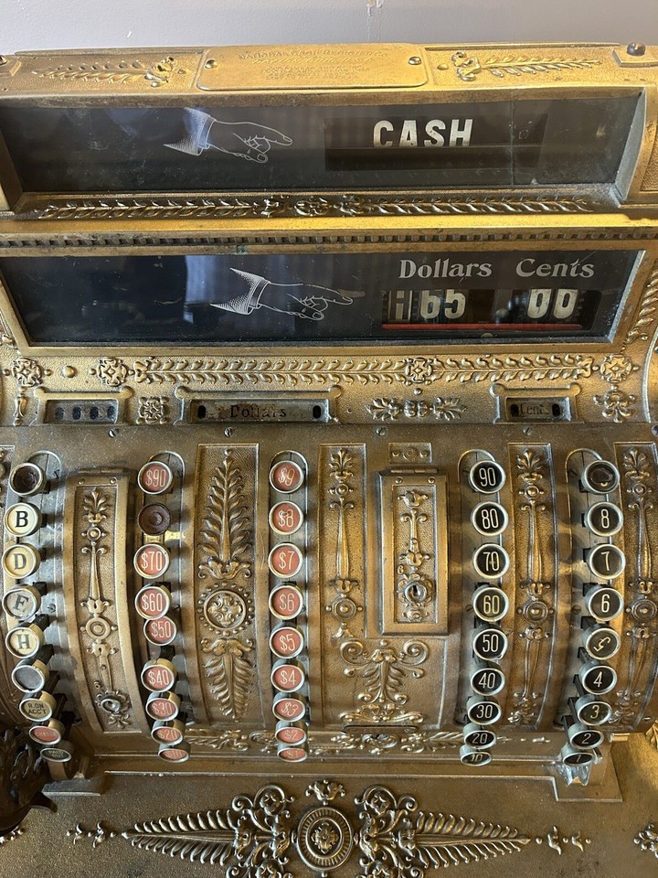 ANTIQUE! National Dayton Ohio Cash Register | eBay