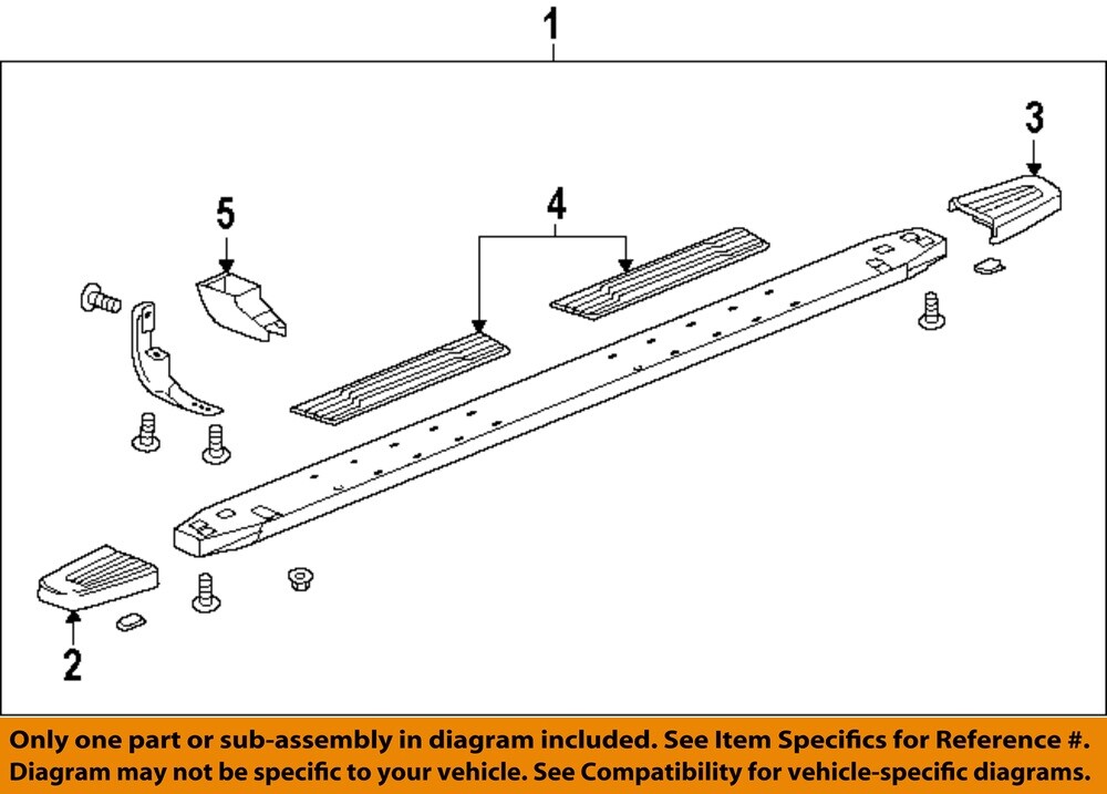 GM OEM Step Bar Assy 84132801 | eBay
