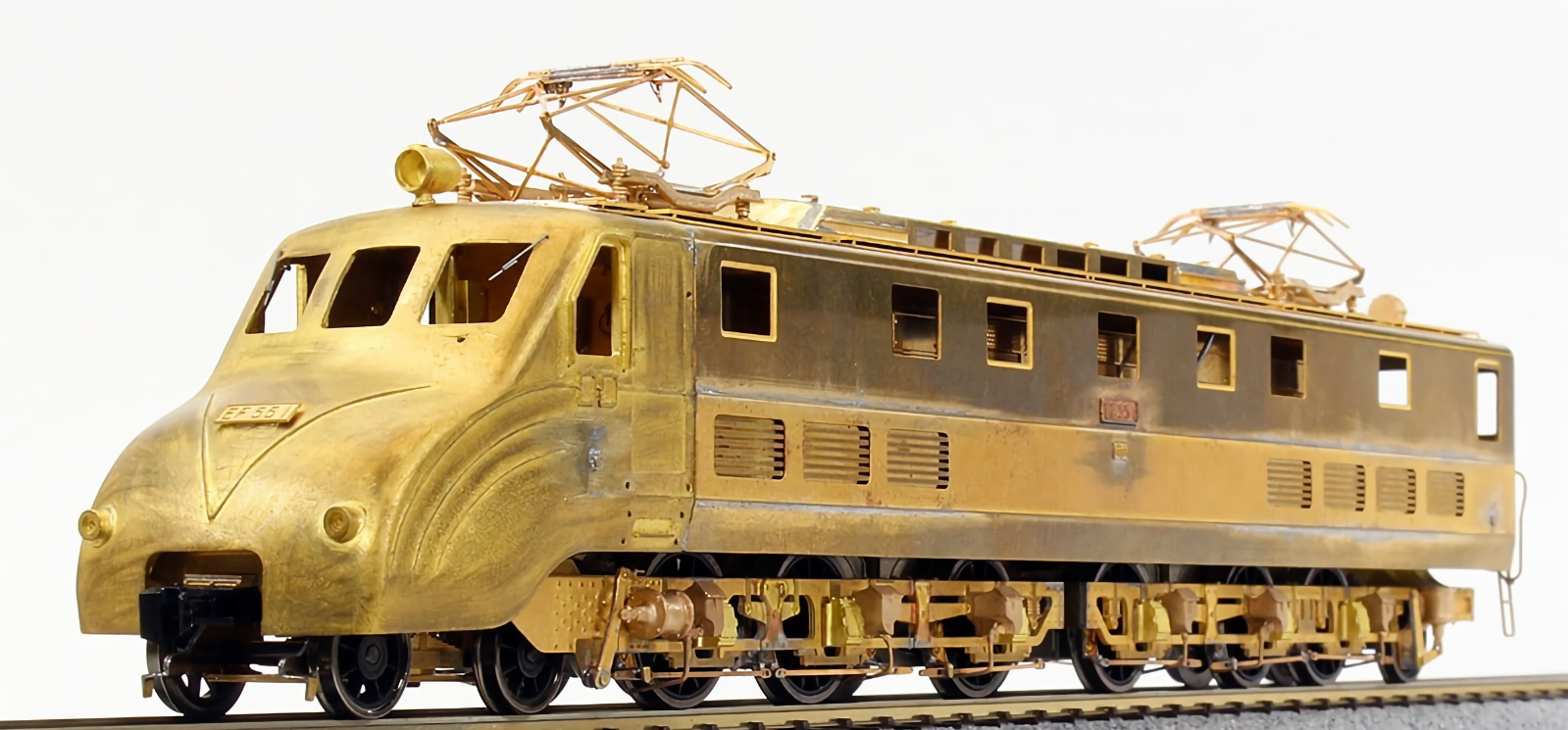 HO World Craft JNR EF55 Streamlined Electric Locomotive #1 "Moomin" Kit ...