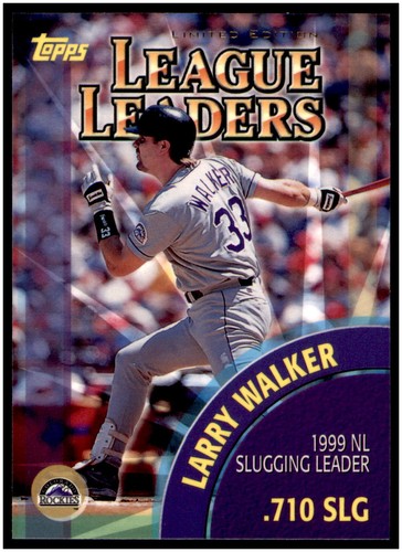 2000 Topps #467 Larry Walker / Manny Ramirez Limited | eBay