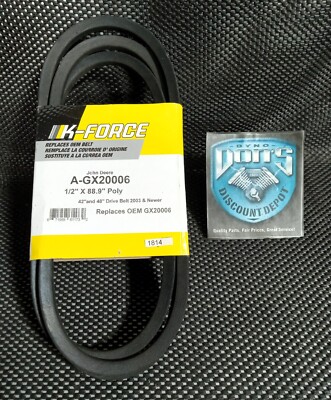 K-FORCE A GX20006 John Deere 1/2 x 88.9 REPLACES OEM GX20006 42and48 ...