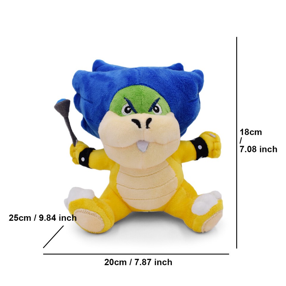 Super Mario Bros Plush Toy Mario Luigi Yoshi Toad Peach Bowser Stuffed ...