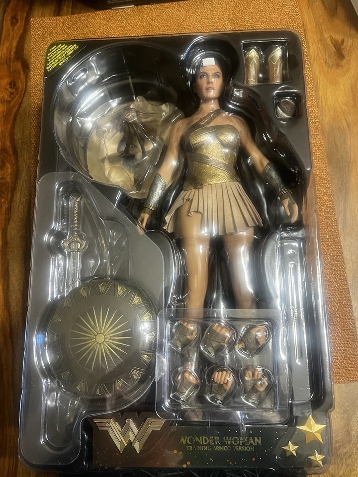MIB Hot Toys Wonder Woman Training Armor Version 1/6 Scale Figure ...
