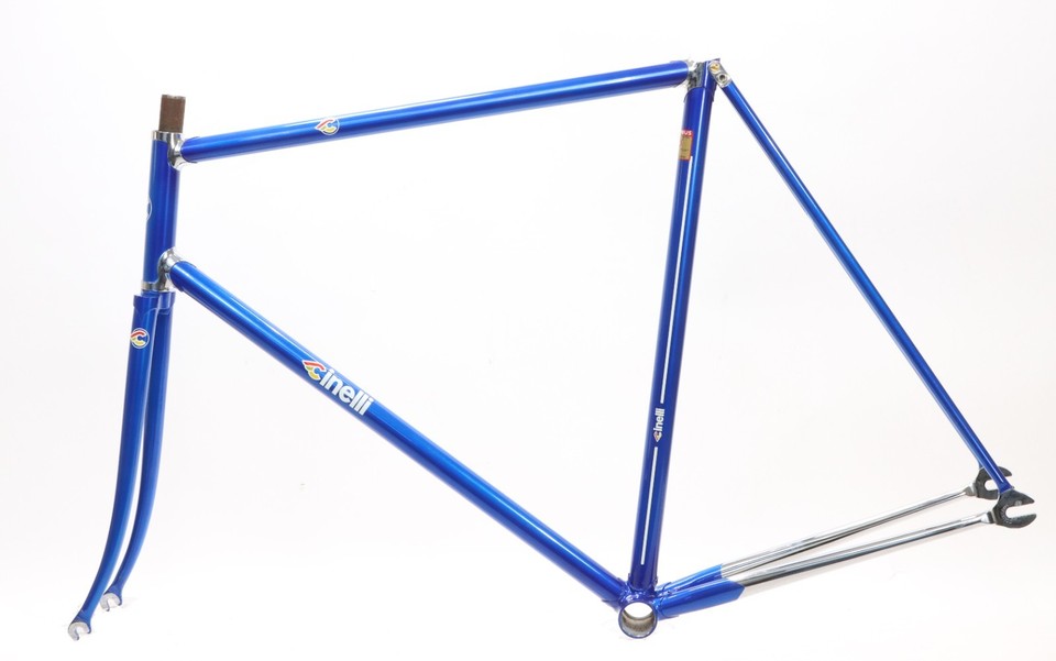 Cinelli Supercorsa PISTA TRACK Frameset 57.5cm China Blue Columbus SLX ...