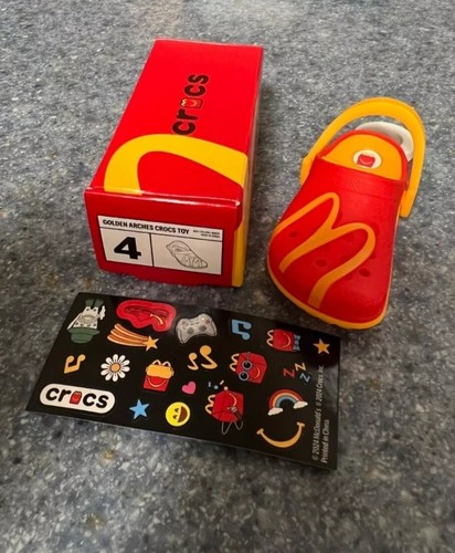 2024 MCDONALD'S CROCS KEYCHAIN TOYS LOT OF 2 - #4 AND 7. BOTH NEW!! | eBay
