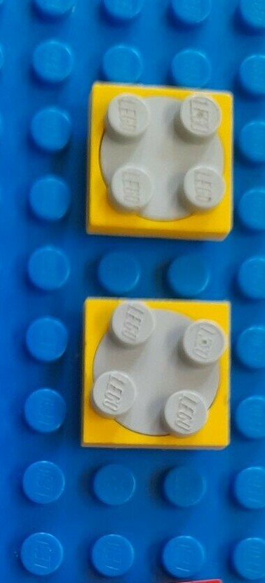 Lego 3680+3679 Turntable 2x2 base and top plate (x2) | eBay