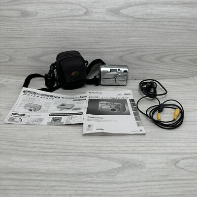 Fujifilm FinePix A210 3.2MP Compact Digital Camera Silver Tested inc ...