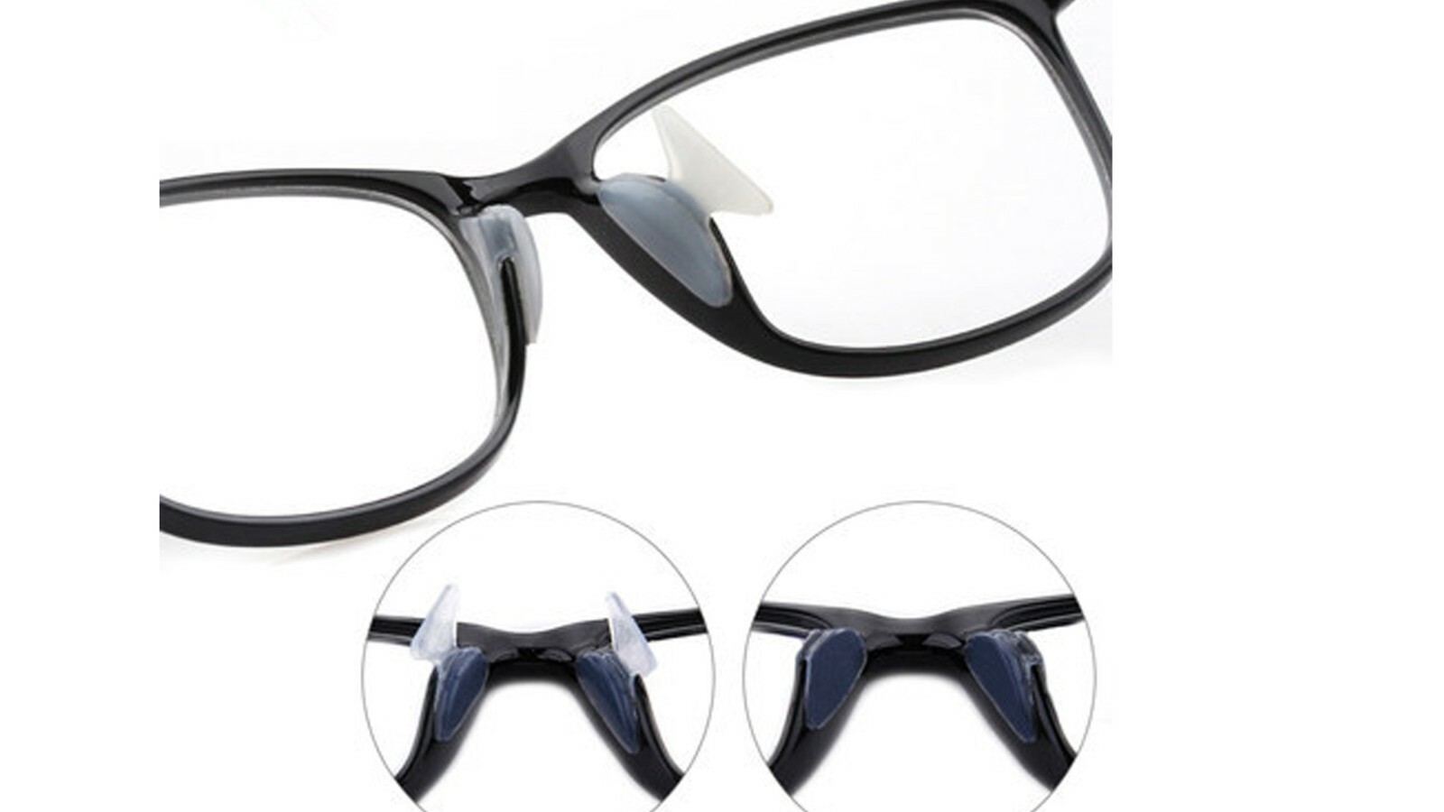 5 Pairs Butterfly Adhesive Sticky Nose Pads Eyeglasses Stick on ...