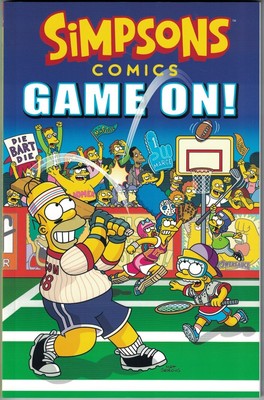 SIMPSONS COMICS GAME ON! TP TPB $16.99srp #121-125 Bart Simpson Homer ...