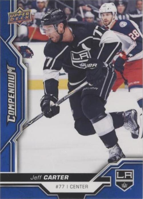 2018-19 Upper Deck Compendium - Jeff Carter #180 Blue for sale online ...