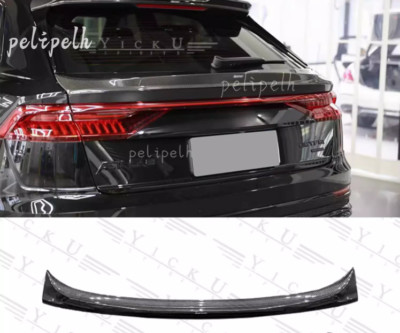 For Audi Q8 SQ8 2019-2026 Dry Carbon Fiber Rear Tail Trunk Spoiler Wing ...