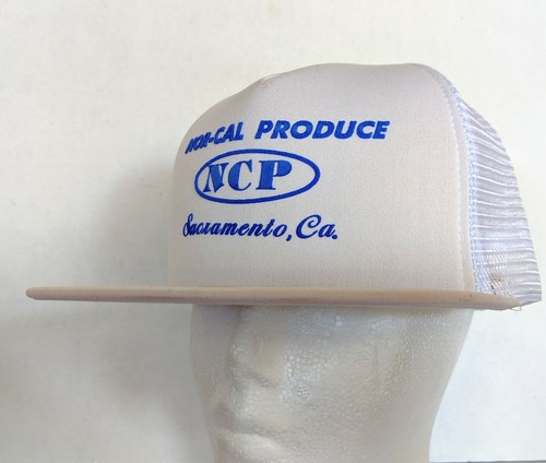 VTG Nor-Cal Produce NCP Sacramento CA Adjustable Foam Trucker Mesh ...