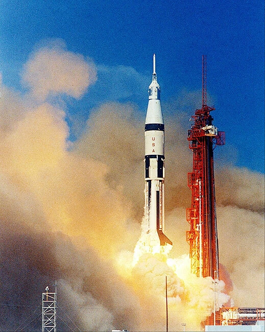 Silver Nasa Rockets