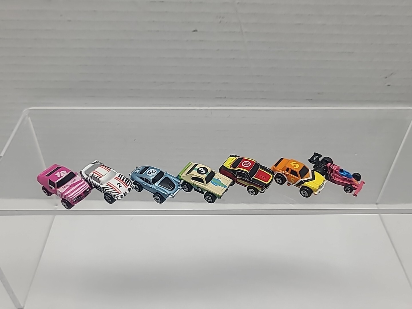 7 Vintage Micro Machine Race Cars Indy Porche RX7 Trans-Am Mustang ...
