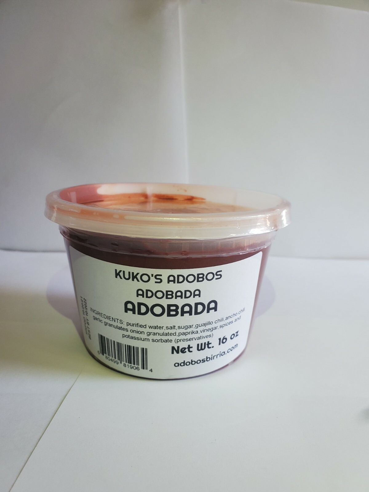 Adobada adobo marinade cooking sauce chili paste 16oz for tacos beef ...