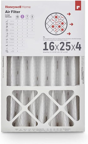 16X25X4 MERV 8, AC Furnace Air Filter, 1 PACK (Cf408F1625-1Pkam)(Actual ...