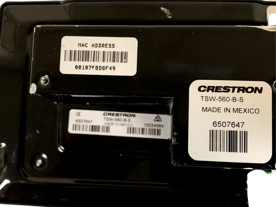 Crestron TSW-560-B-S 5 inch Touch Screen Panel - Black Smooth | eBay