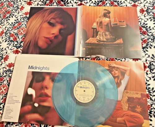 Midnights (Moonstone Blue Edition) by Taylor Swift (Record, 2022) New ...